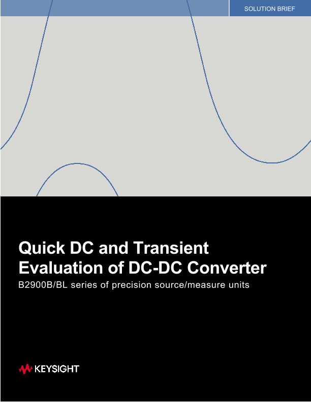 Quick DC and Transient Evaluation of DC-DC Converter PDF Asset Page ...
