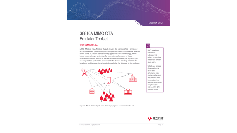 S8820A PROPSIM FS16 채널 에뮬레이션 툴세트 | Keysight