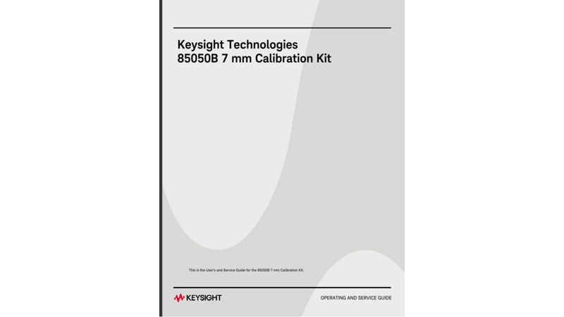 85050B Standard Mechanical Calibration Kit, DC to 18 GHz, 7 mm | Keysight
