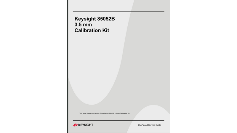 85052B Standard Mechanical Calibration Kit, DC to 26.5 GHz, 3.5 mm ...