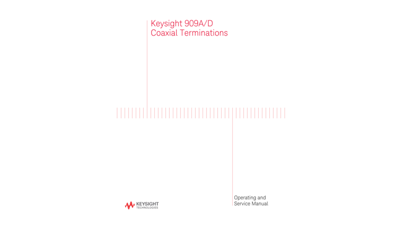 909D Coaxial Termination, DC to 26.5 GHz | Keysight