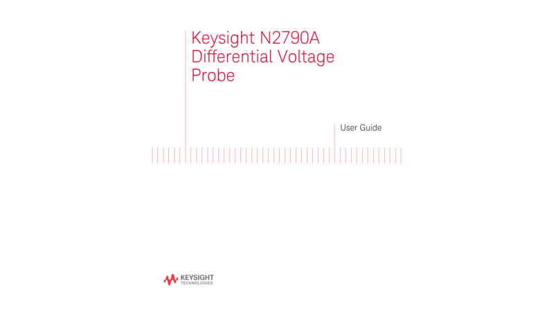 N2790A High-Voltage Differential Probe, 100 MHz | Keysight