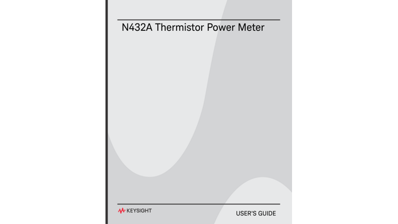 N432A Thermistor Power Meter | Keysight