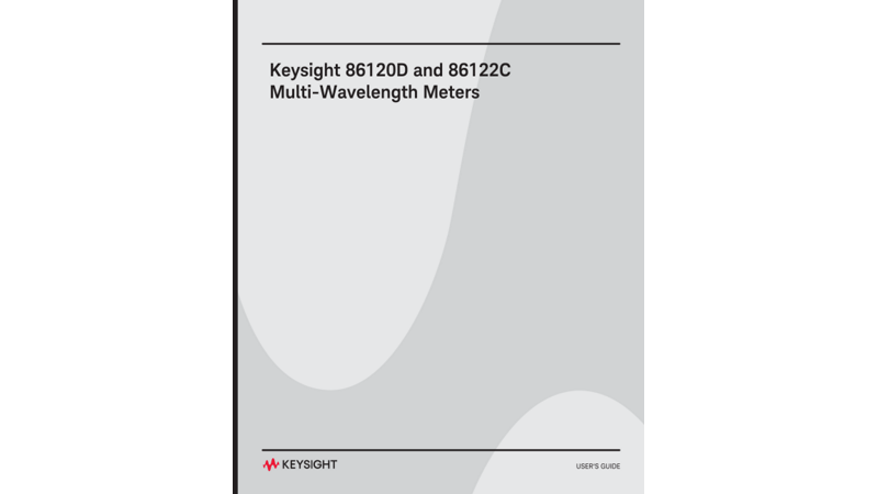 86120D Multi-Wavelength Meter | Keysight
