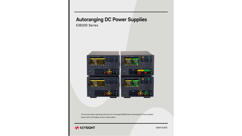 E36200 Series Autoranging Power Supply | Keysight