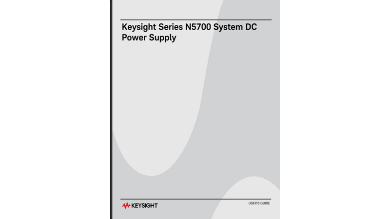 N5700 시리즈 ATE 시스템 전원 공급기 | 키사이트