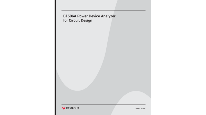 B1506A Power Device Analyzer / Curve Tracer for Circuit Design | Keysight