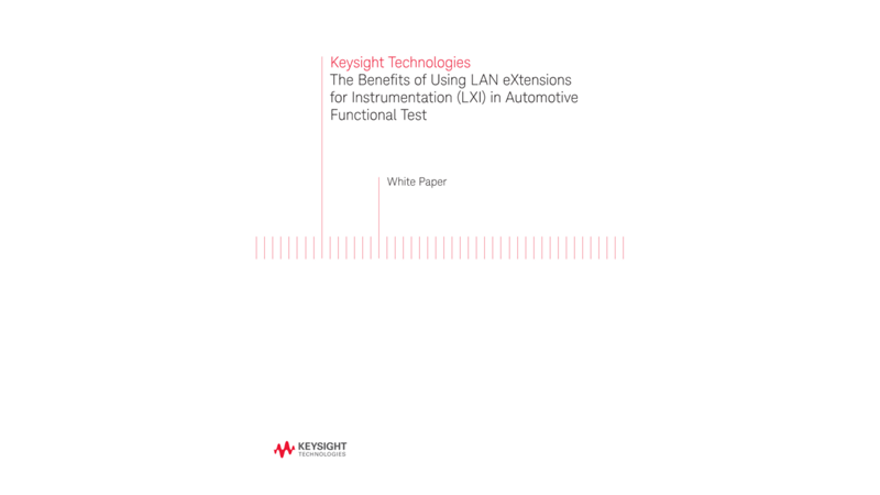 Automotive Electronics Functional Test | Keysight
