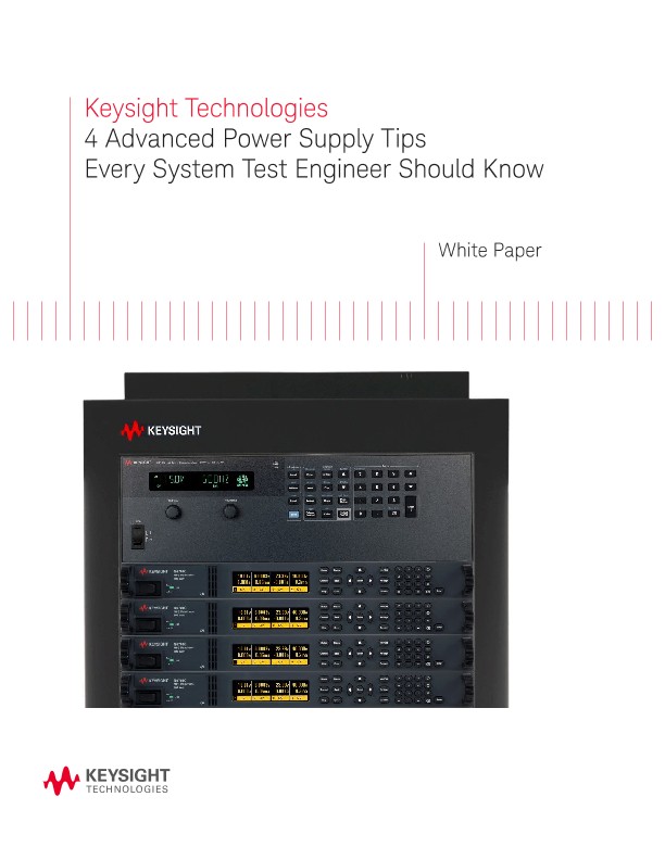 Advanced Power Supply Tips PDF Asset Page | Keysight