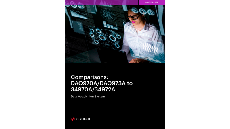DAQ970A / DAQ973A Data Acquisition System | Keysight