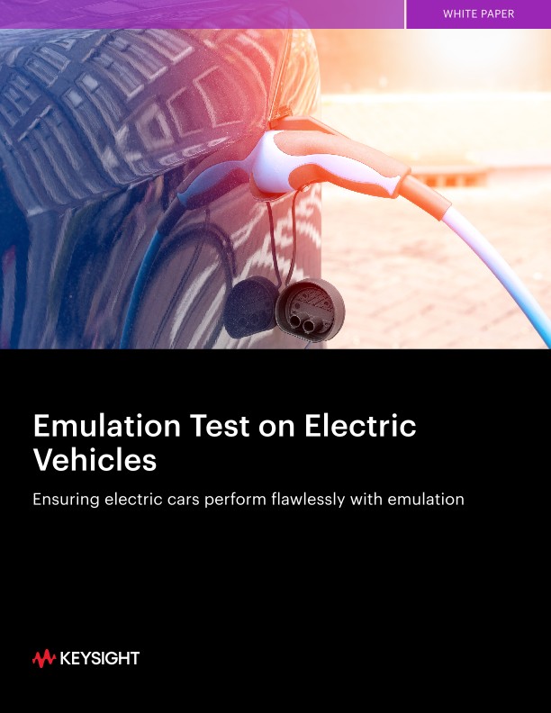 Emulation Test on Electric Vehicles PDF Asset Page | Keysight
