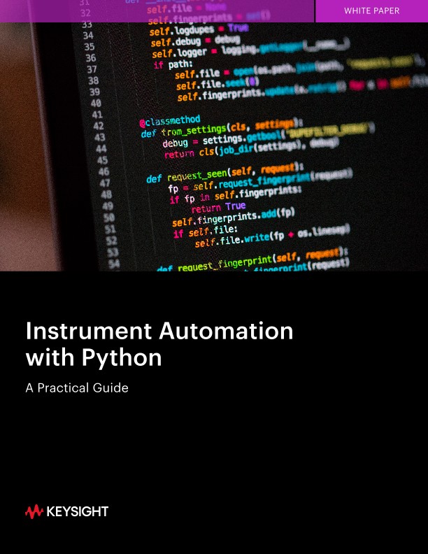 Instrument Automation with Python PDF Asset Page | Keysight