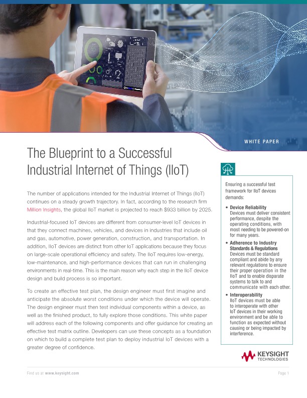 Industrial Internet of Things (IIoT) Blueprint to Success PDF Asset ...