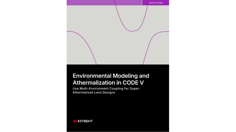 CODE V Optical Design Software | Keysight