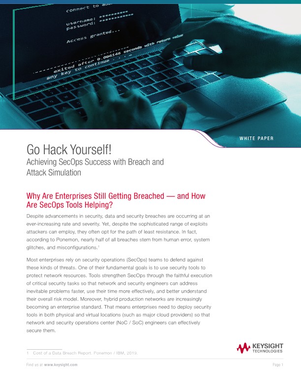Go Hack Yourself-Achieving SecOps Success with Breach and Attack ...