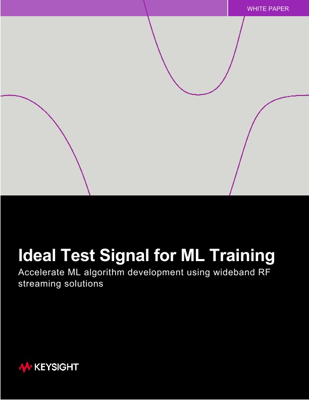 Ideal Test Signal for ML Training PDF Asset Page | Keysight