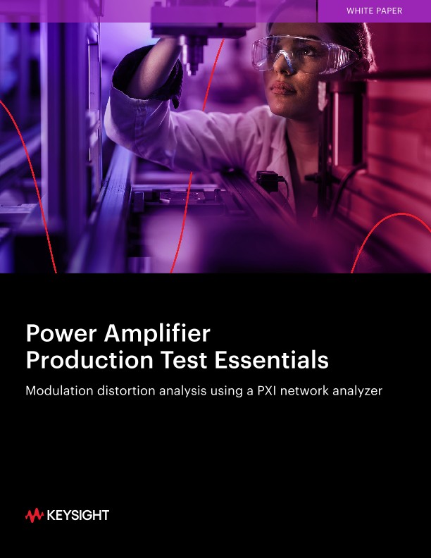 Power Amplifier Production Test Essentials PDF Asset Page | Keysight