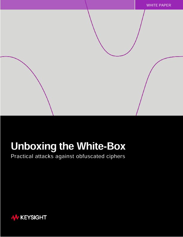Unboxing the White-Box PDF Asset Page | Keysight