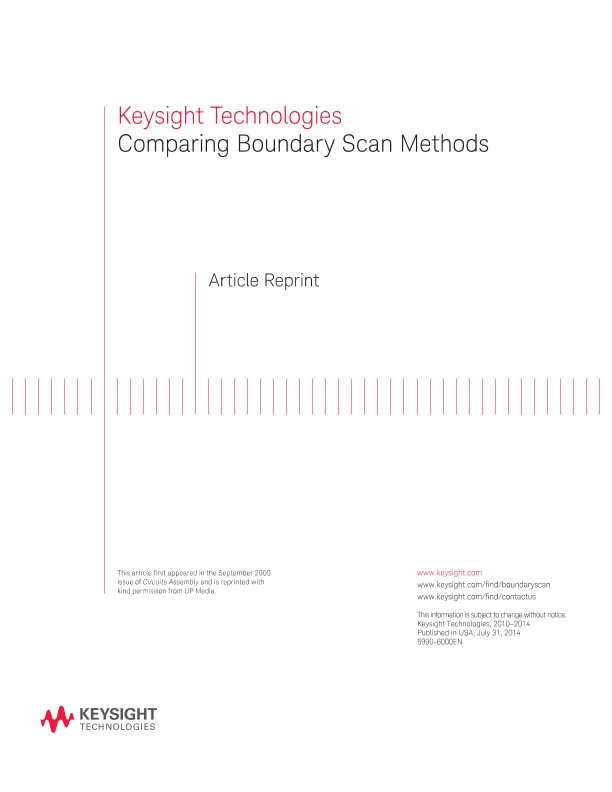 Comparing Boundary Scan Methods PDF Asset Page | Keysight