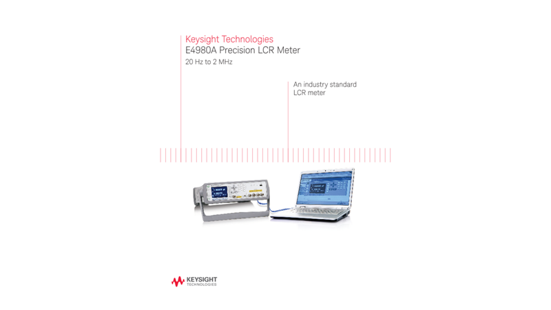 E4980A Precision LCR Meter, 20 Hz to 2 MHz | Keysight