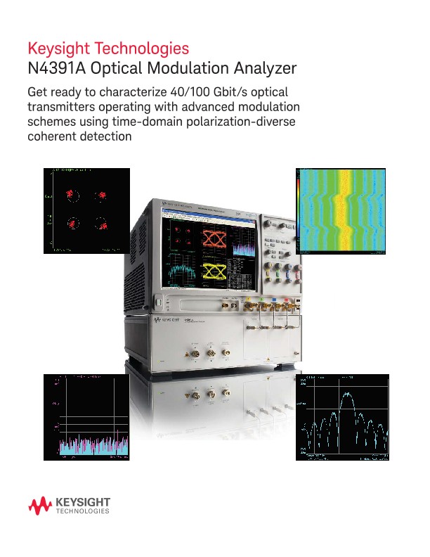 Optical Modulation Analyzer Flyer PDF Asset Page | Keysight