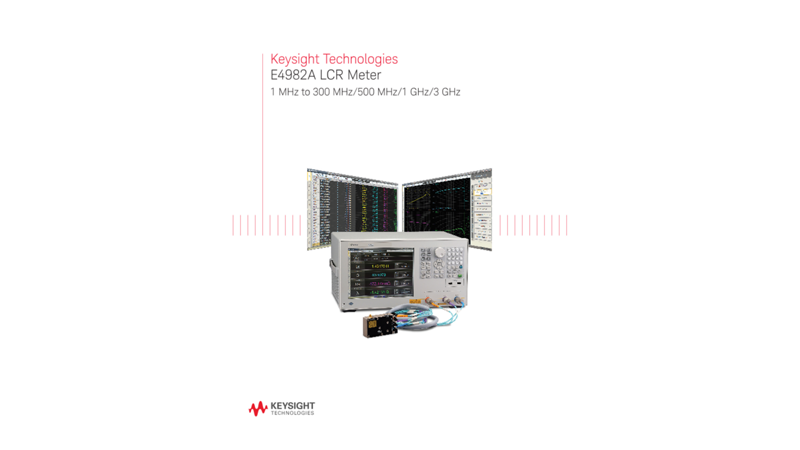 E4982A LCR Meter, 1 MHz To 300 MHz / 500 MHz / 1 GHz / 3 GHz | Keysight