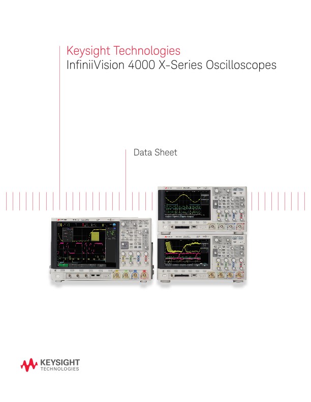 InfiniiVision 4000 X-Series Oscilloscopes PDF Asset Page | Keysight