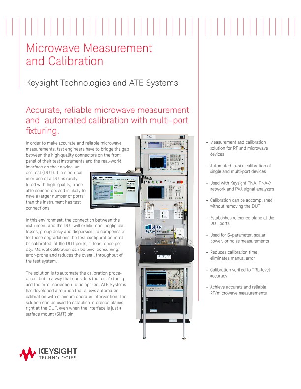 Microwave Measurement and Calibration PDF Asset Page | Keysight