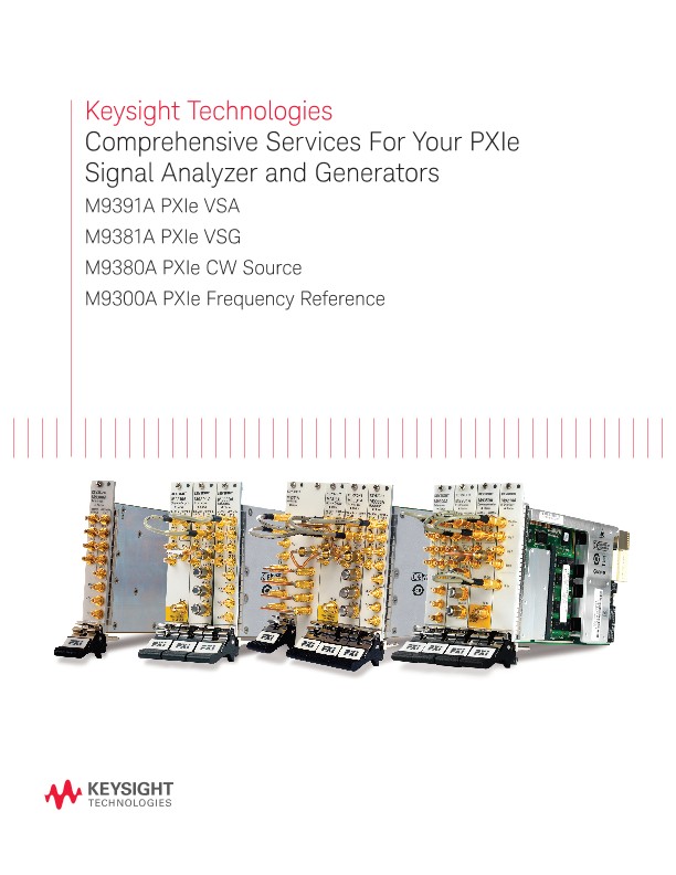 Comprehensive Services For Your PXIe Signal Generators PDF Asset Page ...