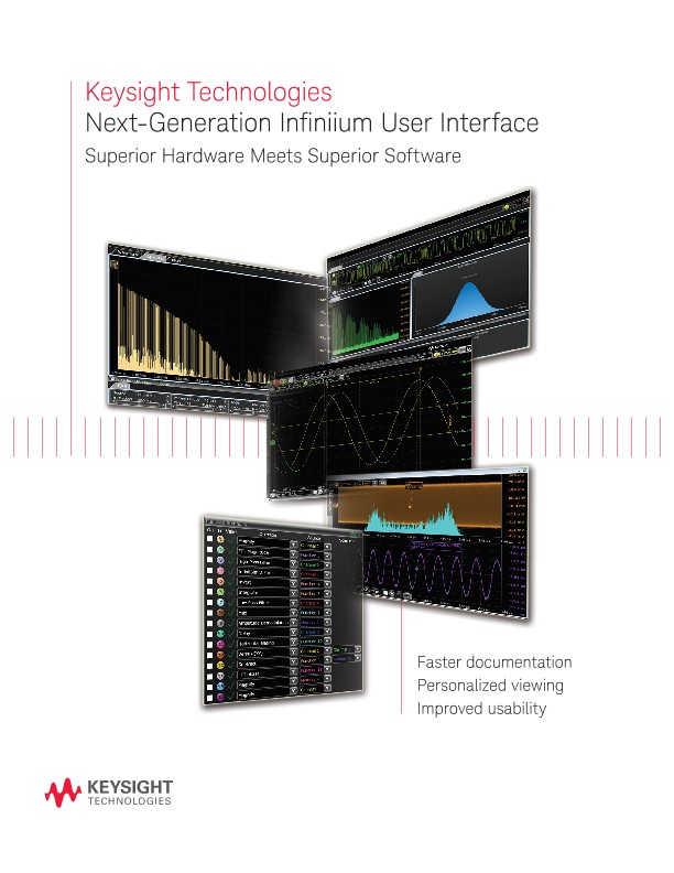 Next-Generation Infiniium User Interface PDF Asset Page | Keysight