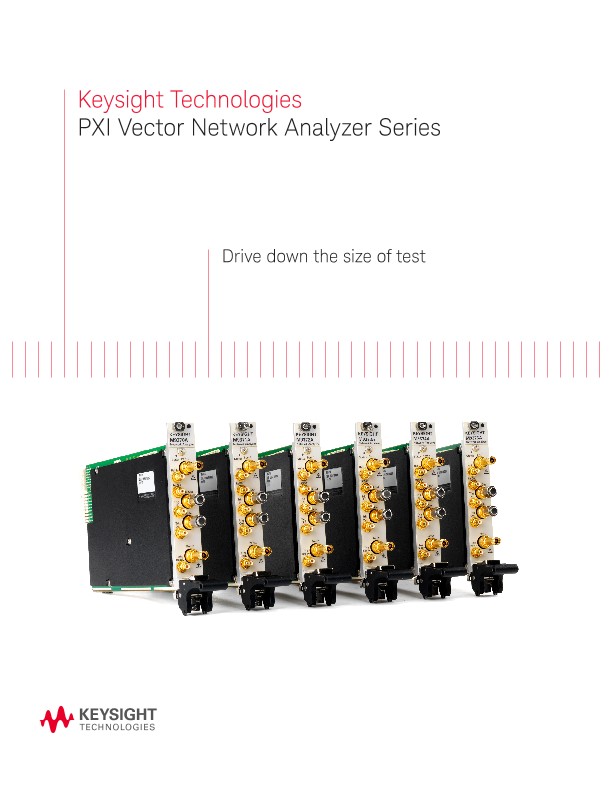 PXI Vector Network Analyzer Series PDF Asset Page | Keysight