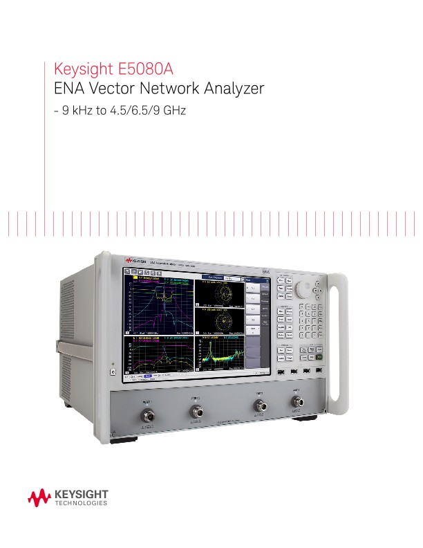 E5080A ENA Vector Network Analyzer PDF Asset Page | Keysight