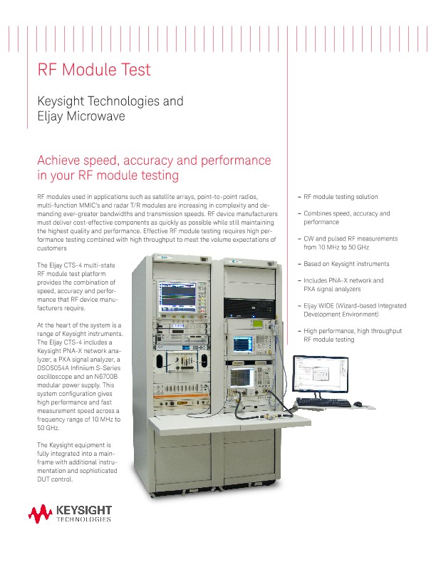 RF Module Test PDF Asset Page | Keysight