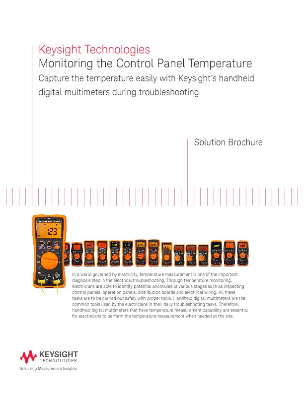 Monitoring the Control Panel Temperature PDF Asset Page | Keysight