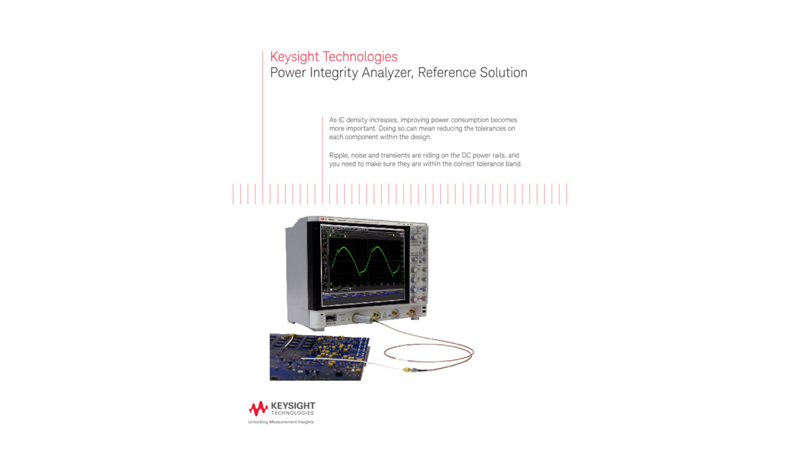 Power Integrity Analyzer Reference Solution | Keysight