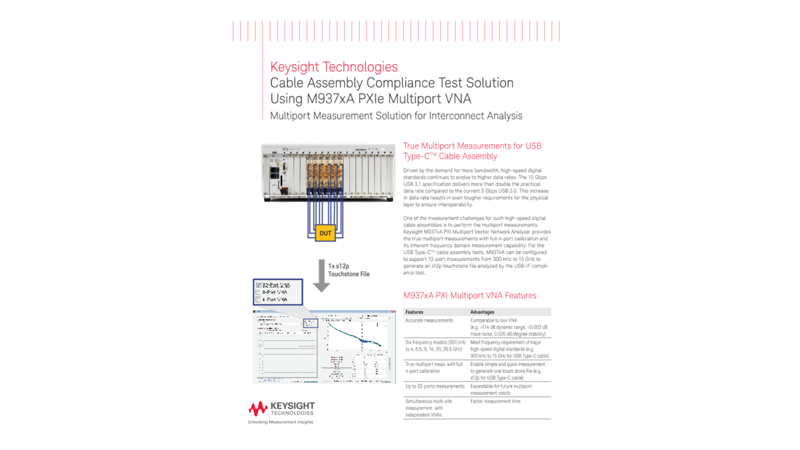 M937xA PXIe Vector Network Analyzers | Keysight