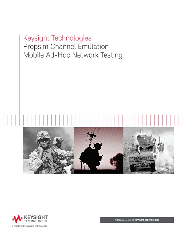 Propsim Channel Emulation Mobile Ad-Hoc Network Testing PDF Asset Page ...