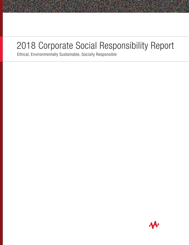 2018 Corporate Social Responsibility Report PDF Asset Page | Keysight
