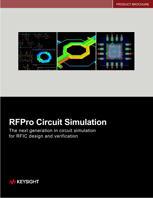 RFPro Circuit Simulation PDF Asset Page | Keysight