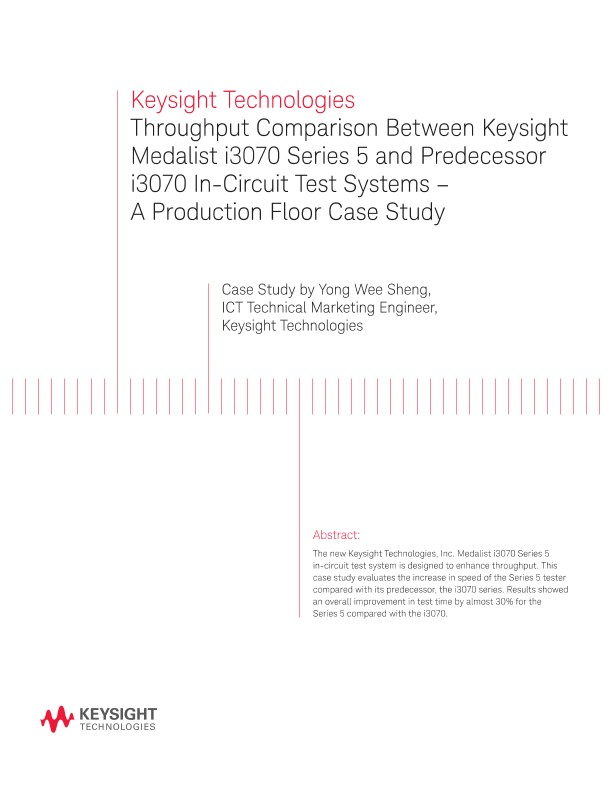 Throughput Comparison Between Medalist i3070 Series 5 and Predecessor ...