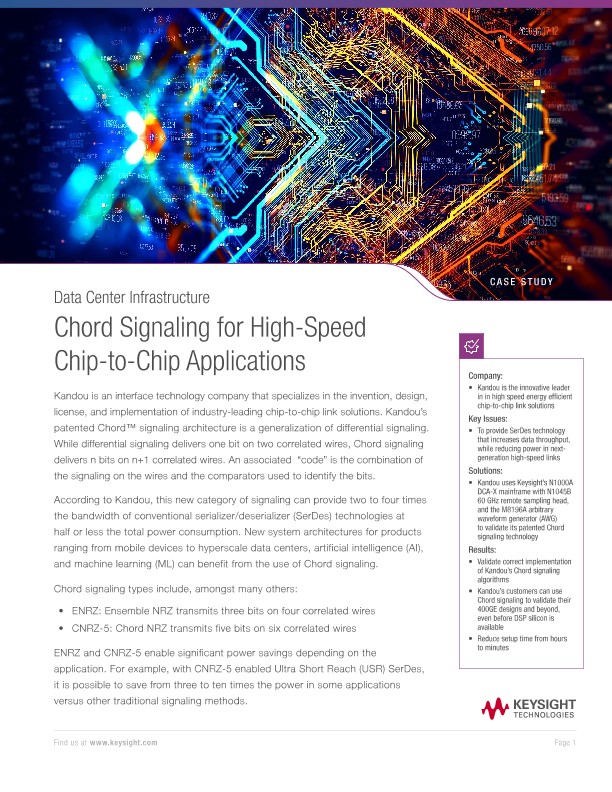 Chord Signaling for High-Speed Chip-to-Chip Applications PDF Asset Page ...