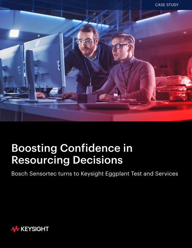 Boosting Confidence in Resourcing Decisions PDF Asset Page | Keysight