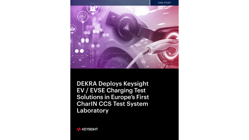 Charging Test Equipment and Solutions for EV and EVSE | Keysight