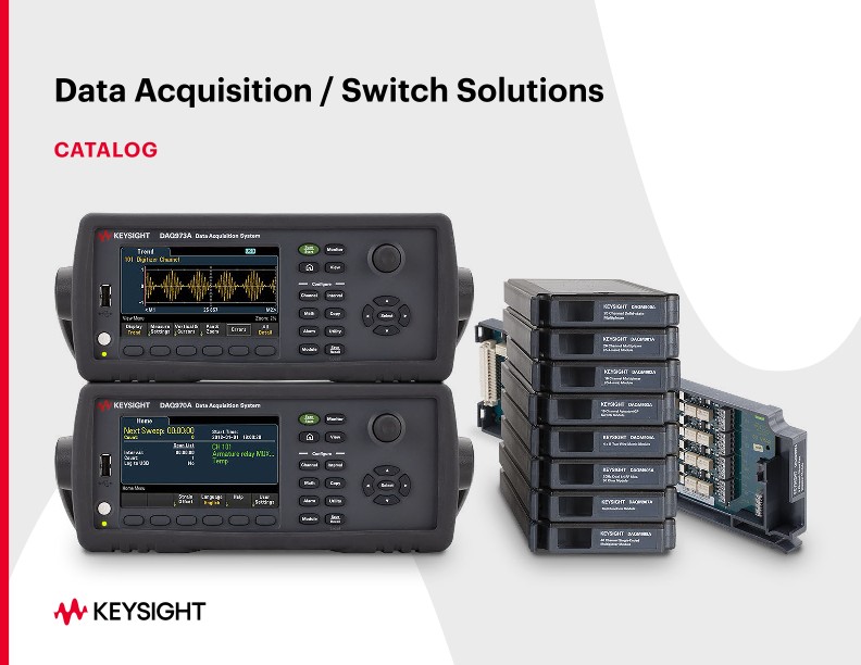 Data Acquisition / Switch Solutions Catalog PDF Asset Page | Keysight