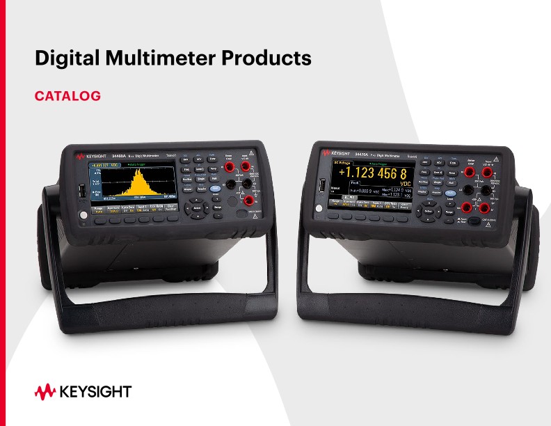 Digital Multimeter Products Catalog PDF Asset Page | Keysight