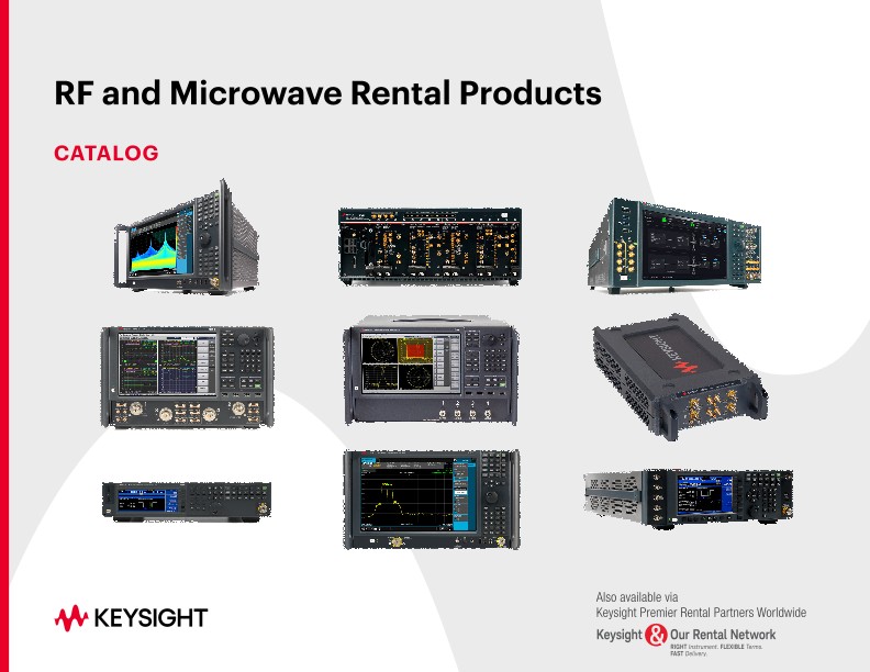 RF and Microwave Rental Products Catalog PDF Asset Page | Keysight