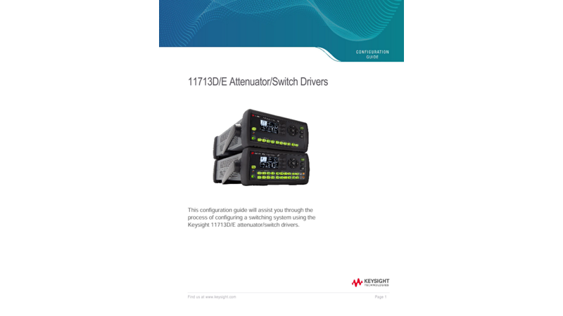 11713D Attenuator/Switch Driver | Keysight