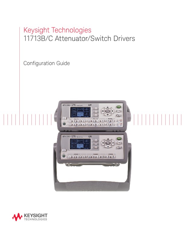 11713B/C Attenuator/Switch Drivers PDF Asset Page | Keysight