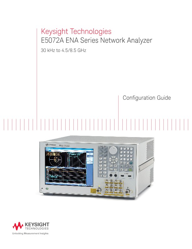 E5072A ENA Series Network Analyzer PDF Asset Page | Keysight