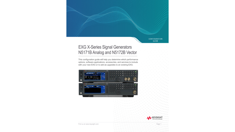 EXG Signal Generators | Keysight